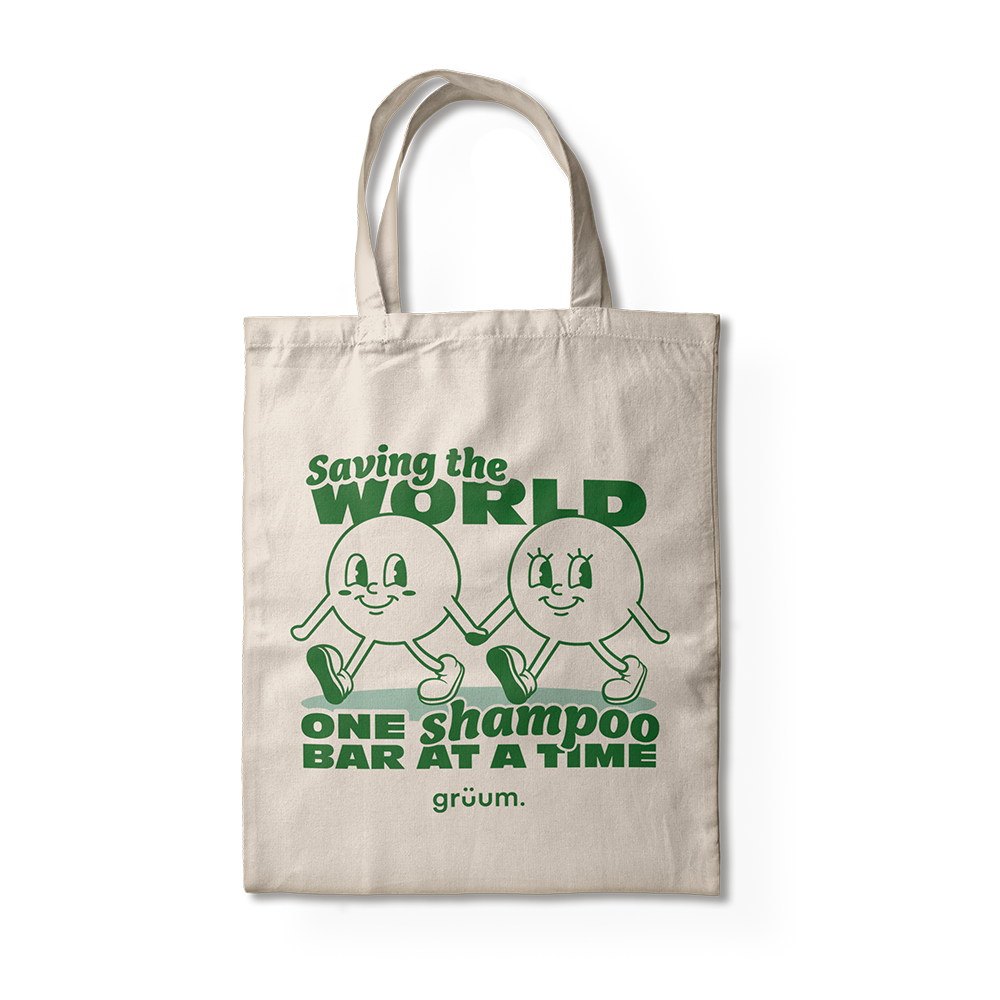 Tote Bag - Shampoo super hero - grüum